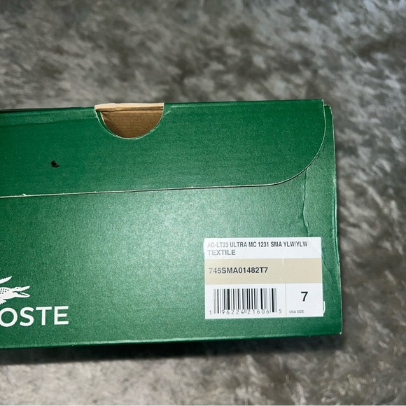 Lacoste | Shoes | Lacoste Aglt23 Ultra 231 Sma Ylwylw | Poshmark